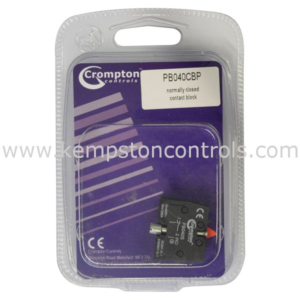 Crompton Controls PB040CBP CROMPTON CONTROLS NORMALLY CLOSED CONTACT ...