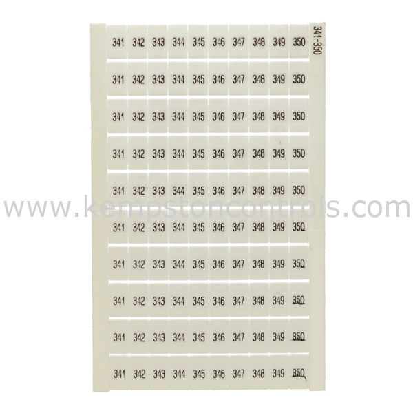 Entrelec 023309615 ENTRELEC TERMINAL BLOCK MARKING ACCESSORIES, MARKER ...
