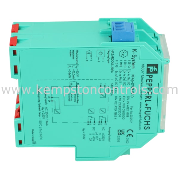 Pepperl + Fuchs KFA6-DWB-EX1.D P+F OVERSPEED/UNDERSPEED MONITOR, 1 ...
