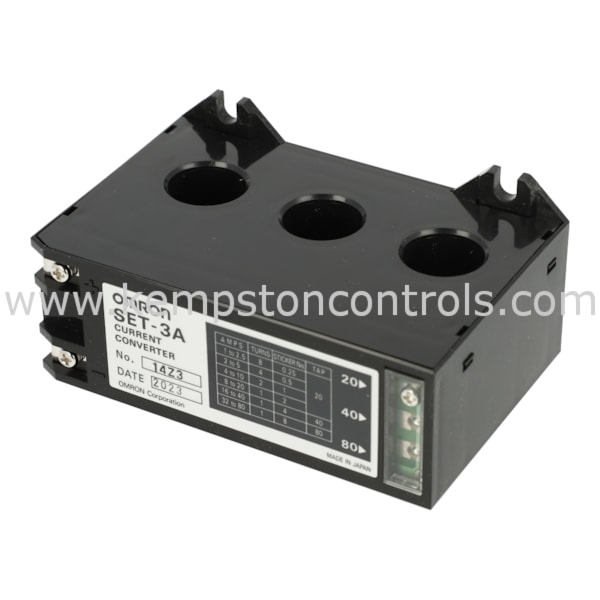 Omron SET-3A OMRON CURRENT TRANSFORMER, 1-80A, 230VAC, 2 TORQUE LIMITS ...