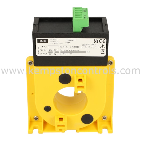 IME TT1BA5012 IME CURRENT TRANSDUCER 115VAC, Ø35MM, 0-20MA, | Kempston Controls