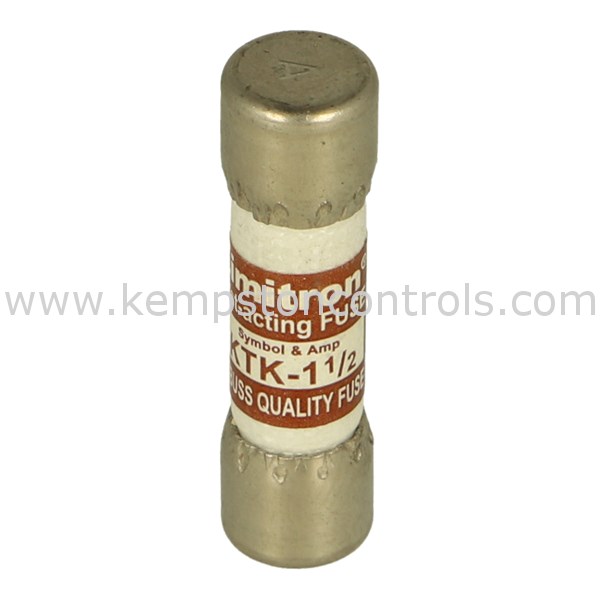 Bussmann KTK-1-1-2 BUSSMANN FAST ACTING FUSE, 1.5A, 600VAC, LIMITRON ...