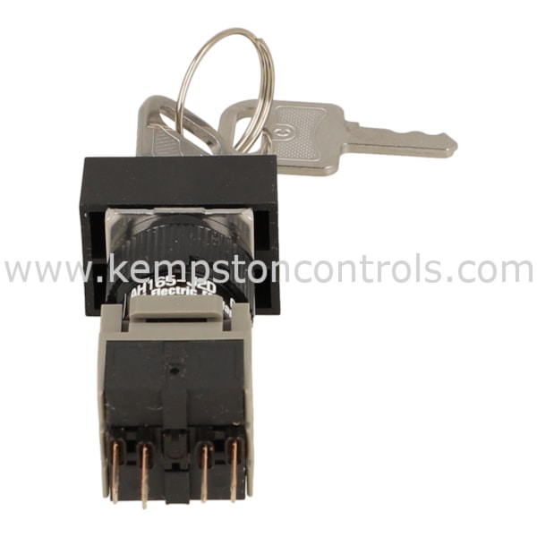 Fuji AH165-J2D11C FUJI SELECTOR SWITCH KEY, RECTANGULAR BEZEL 2 POS ...