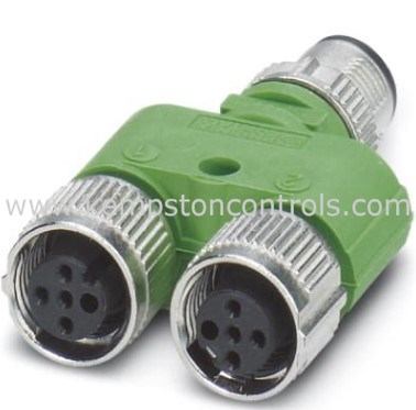 Phoenix 1546068 PHOENIX CONTACT Y DISTRIBUTOR, 5PIN, M12 STRAIGHT, 2 X ...