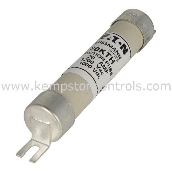 Bussmann 20KTH BUSSMANN FUSE, 20AMP 1200V AC / 1000V DC TRACTION FUSE ...