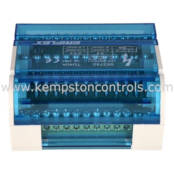 Erico 563740 ERICO DISTRIBUTION BLOCK 4 POLE TD40A | Kempston Controls