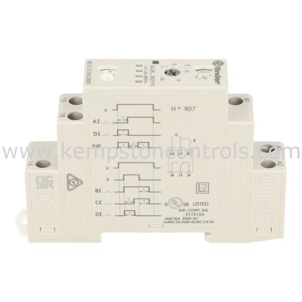 Finder 80.51.0.240.0000 MODULAR TIMER, 1CO SPDT, 24-240VACDC | Kempston ...