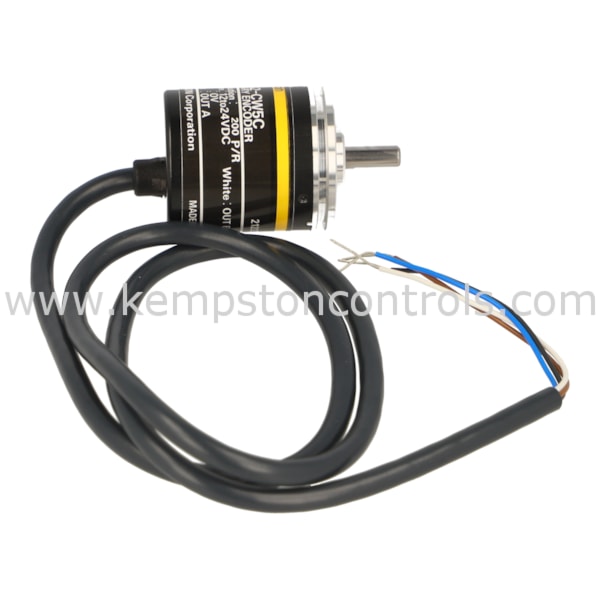 Omron E6A2-CW5C-200 0.5M OMRON INCREMENTAL ENCODER, 200PPR, 12-24 VDC, 2-PHASE, NPN OPEN ...