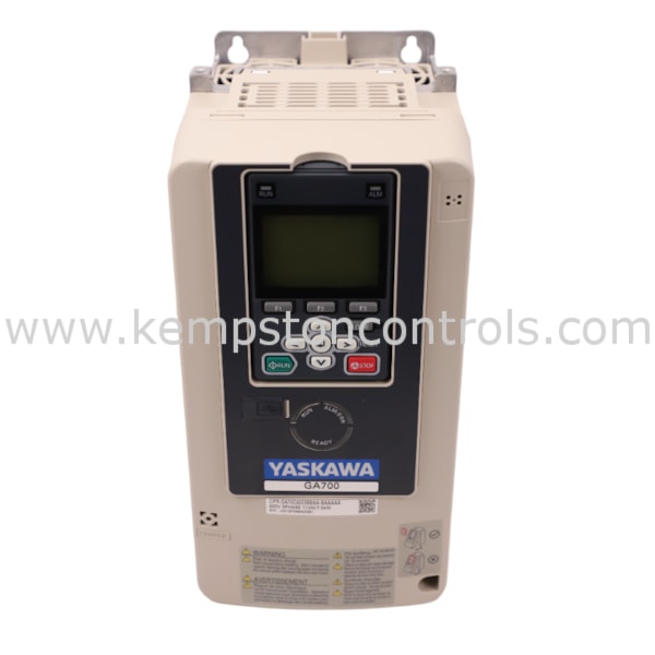 Yaskawa YNE280 YASKAWA INVERTER, GA700 MODEL, GA70C4023BBA, 23.4A/11KW, 400V, 3 PHASE, C3 FILTER ...