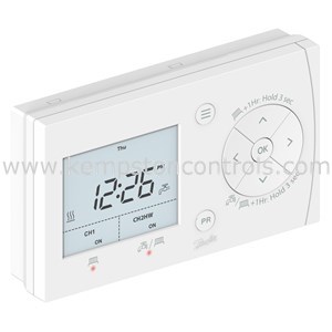 Danfoss Heating 087N7885 SUPPLY VOLTAGE, DIGITAL PROGRAMMABLE TIMESWITCH, 2 X SPDT, 2 CHANNEL ...