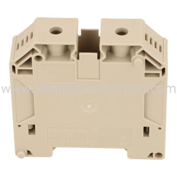Weidmuller 1820840000 WEIDMULLER WDU 50N, FEED THROUGH TERMINAL, SCREW ...