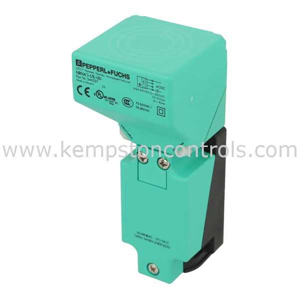 Pepperl + Fuchs NBN40-U1L-UU P+F INDUCTIVE SENSOR, BLOCK HOUSING, 40MM RANGE NON FLUSH, 2 WIRE ...