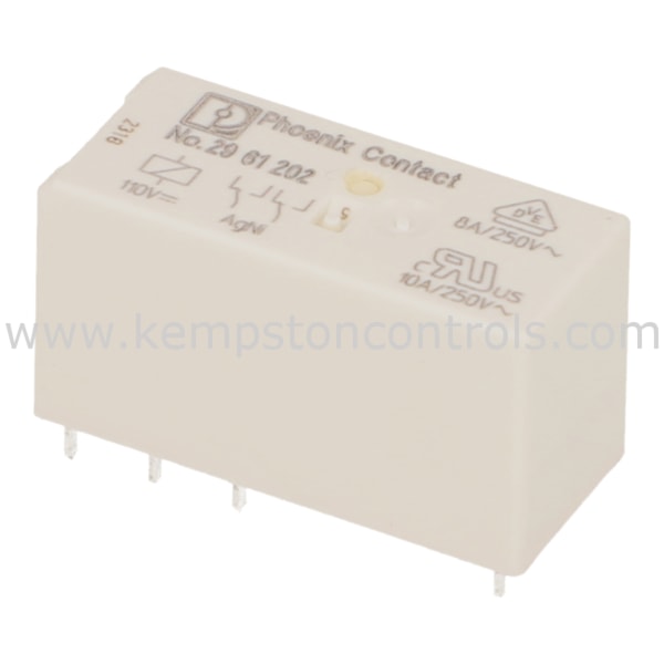 Phoenix REL-MR-110DC/21/21 PHOENIX PLUG-IN MINIATURE POWER RELAY, WITH ...