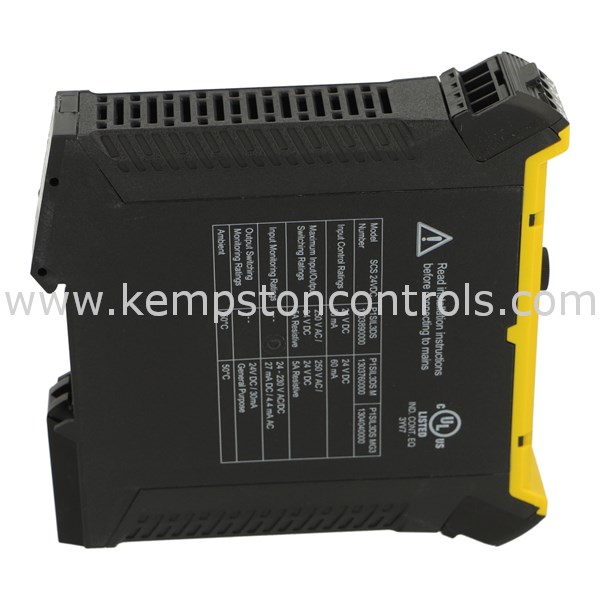 Weidmuller 1303890000 WEIDMULLER SAFE SERIES SAFETY RELAY 24VDC, MULTI ...