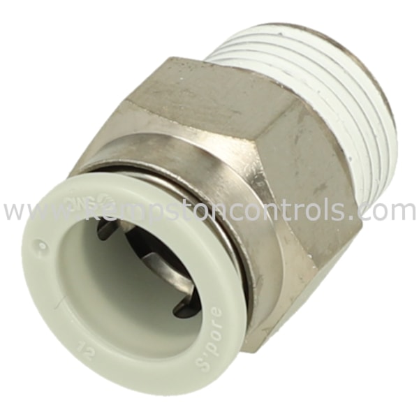 SMC KQ2H12-03NS SMC KQ2H, ONE-TOUCH FITTING WHITE COLOR - MALE CONNECTOR | Kempston Controls