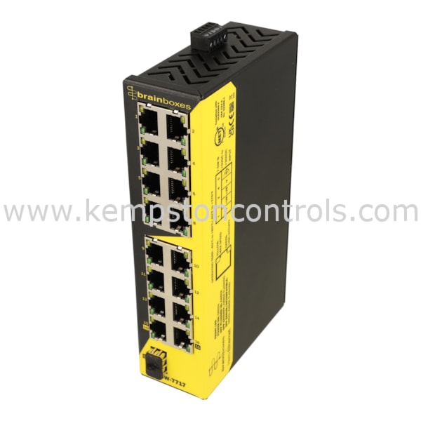 Brainboxes SW-7717 BRAINBOXES HARDENED INDUSTRIAL 14X 10/100, 2X 1G ...