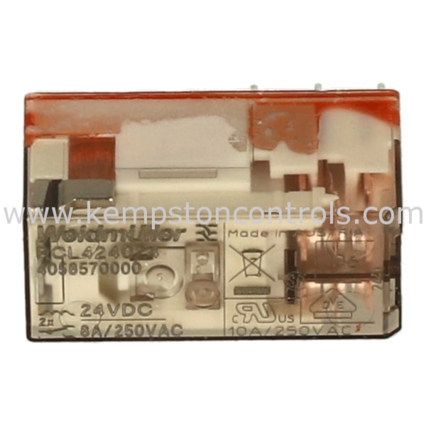 Weidmuller 4058570000 WEIDMULLER RCL424024 RELAY, 2 POLE CO, 24VDC, 8A ...
