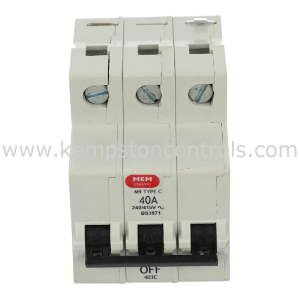MEM Classic 403MC MEM CLASSIC MEMSHIELD MINIATURE CIRCUIT BREAKER, 40A ...