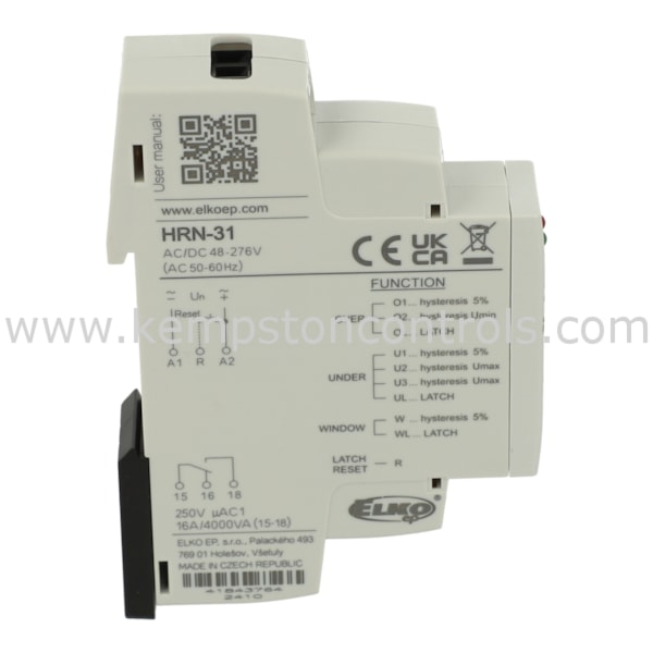 ELKO HRN-31 ELKO MULTIFUNCTION VOLTAGE MONITORING RELAY, 48-276AC/DC ...