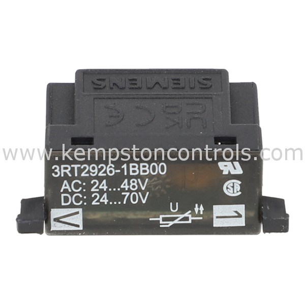 Siemens 3RT2926-1BB00 SIEMENS SURGE SUPPRESSOR, VARISTOR, 24-48 V AC ...