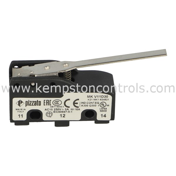 Pizzato MK V11D30 PIZZATO STANDARD MICROSWITCH WITH LEVER ACTUATOR 1 C ...