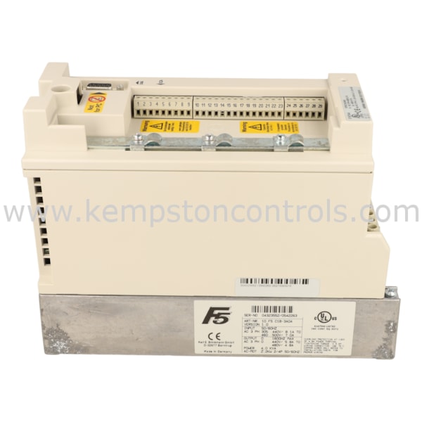 KEB 10.F5.C1B-3A0A KEB, INVERTER, 400 VAC 8.1 AMP 50/60 HZ INPUT, 0-400 ...