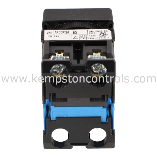 Fuji AR22F0M-10E3W FUJI ILLUMINATED PUSHBUTTON FLUSH SQUARE HEAD 1NO ...