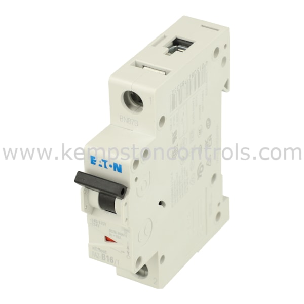Eaton Moeller FAZ-B16/1 MOELLER MCB, 16A, B-TYPE, SP, 15KA | Kempston ...