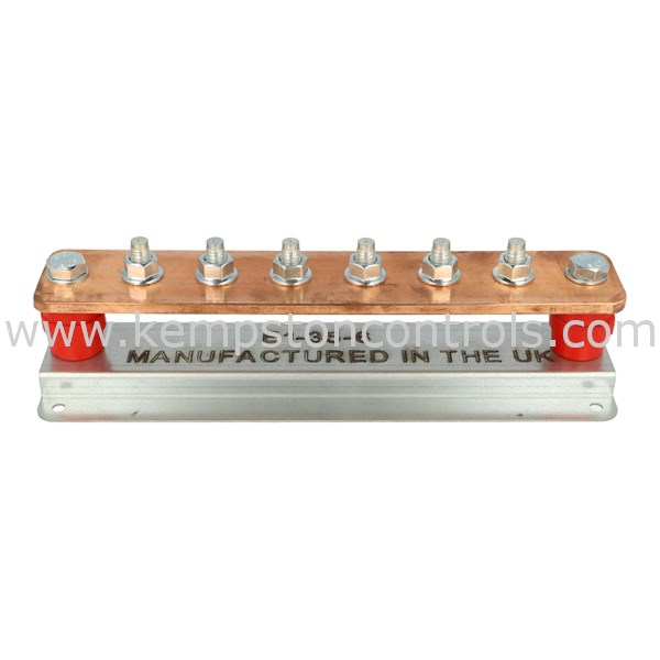 Termination Technology EBC006 6 WAY NO LINK EARTH BAR 50MM X 6MM COPPER ...
