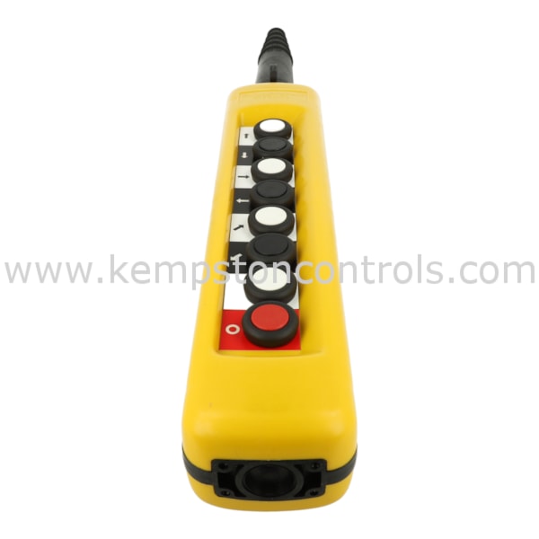 Schneider XACA881 SCHNEIDER HARMONY XAC, PENDANT CONTROL STATION, PLASTIC, YELLOW, 8 PUSH ...