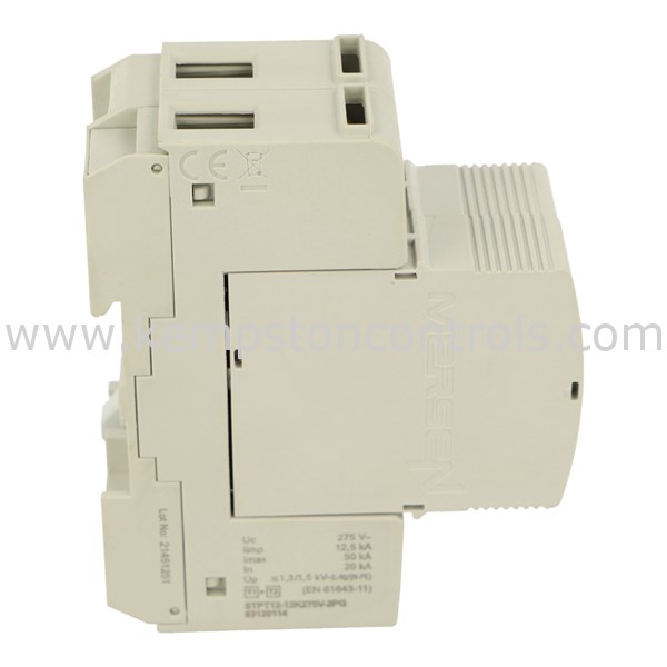 Mersen 83120114 SURGE PROTECTION, 230VAC, 2 POLE, 50KA, PLUGGABLE ...