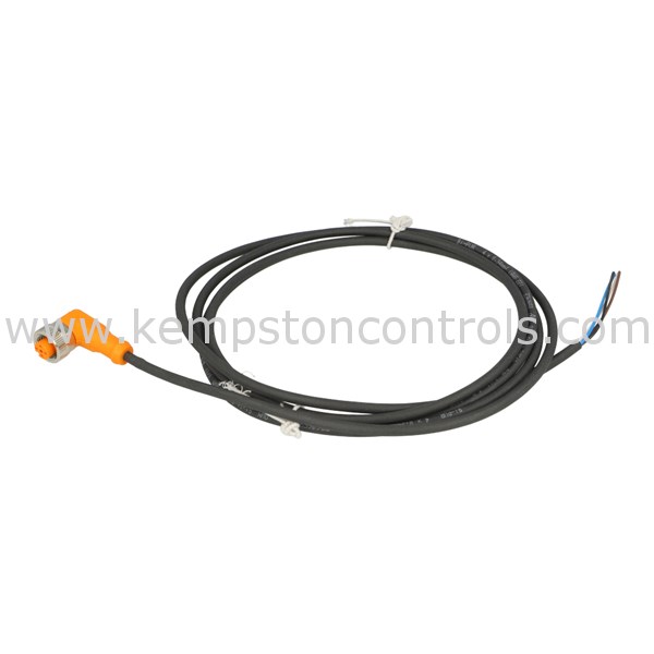 IFM EVC004 IFM CONNECTOR CABLE, M12X1, FEMALE, ANGLED, 4 PIN, 2M PUR CABLE | Kempston Controls