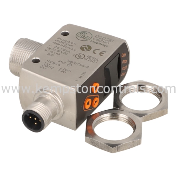 IFM OGD581 IFM PHOTOELECTRIC DISTANCE SENSOR, RECTANGULAR WITH M18 ...