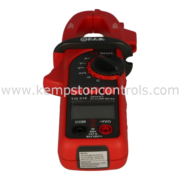 T.I.S. TIS 516 T.I.S. SMART 600A AC AUTORANGING CLAMP METER AUTOMATIC ...