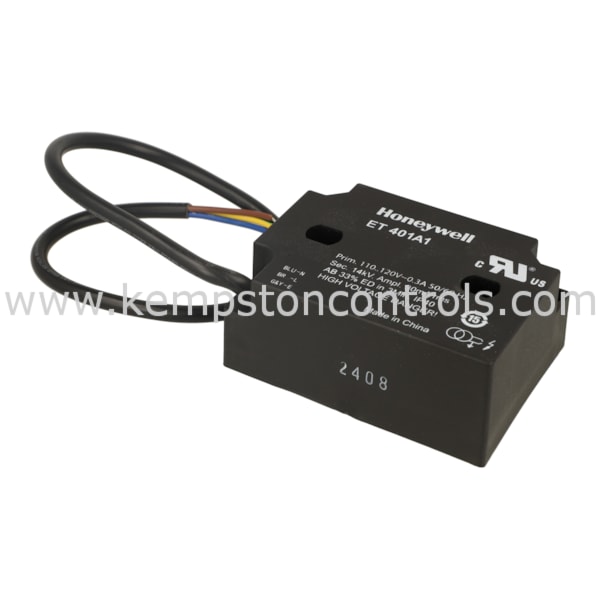 Honeywell ICT ET401A1/U HONEYWELL ICT IGNITION TRANSFORMER, 110V, UL ...