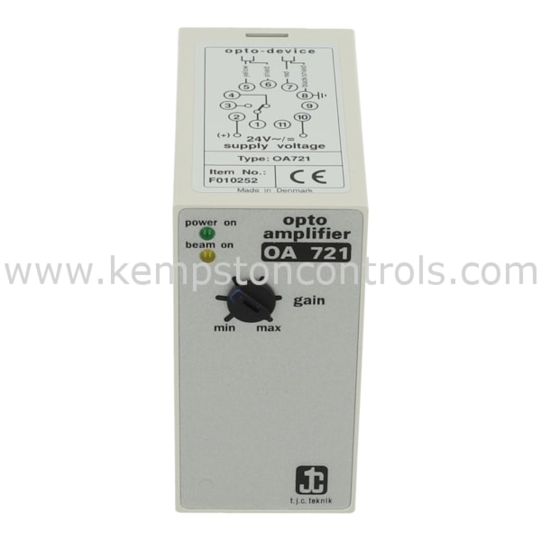 TJC OA 721 24V TJC AMPLIFIER, RELAY OUTPUT, SINGLE POLE CHANGEOVER ...