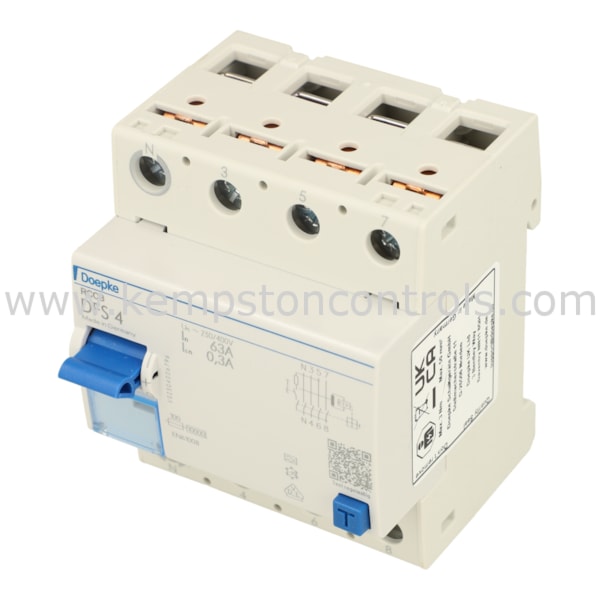 Doepke DFS4-063-4/0.30-A DOEPKE RSIDUAL CURRENT CIRCUIT BREAKER, (RCCB ...