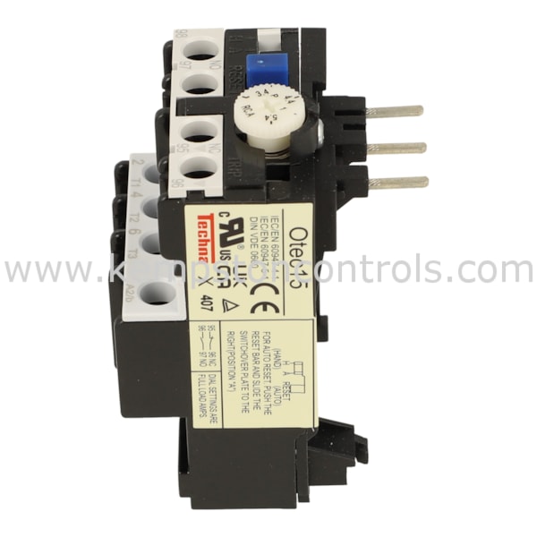 TECHNA OTEC15-04.4 TECHNA THERMAL OVERLOAD RELAY, 3.52A TO 5.28A ...