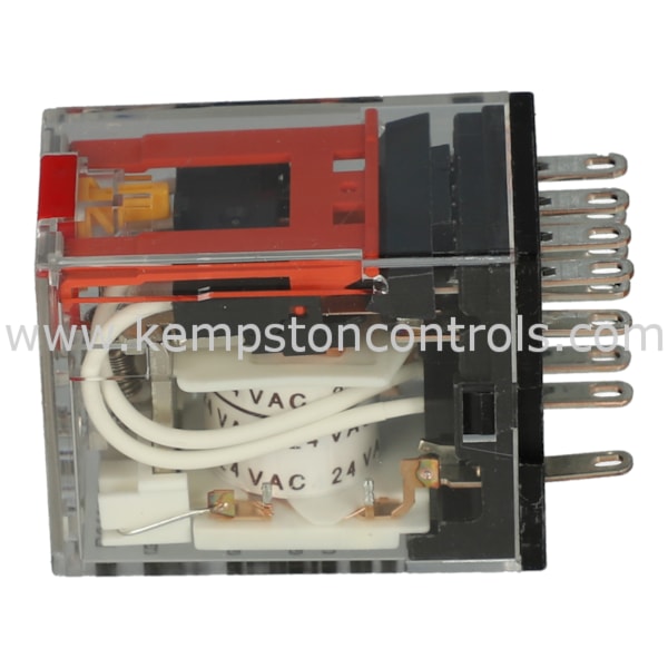 Omron MY4IN-GS-R AC24 OMRON RELAY, PLUG-IN, 14-PIN, 4PDT, 6A, MECHANICAL & LED INDICATORS ...