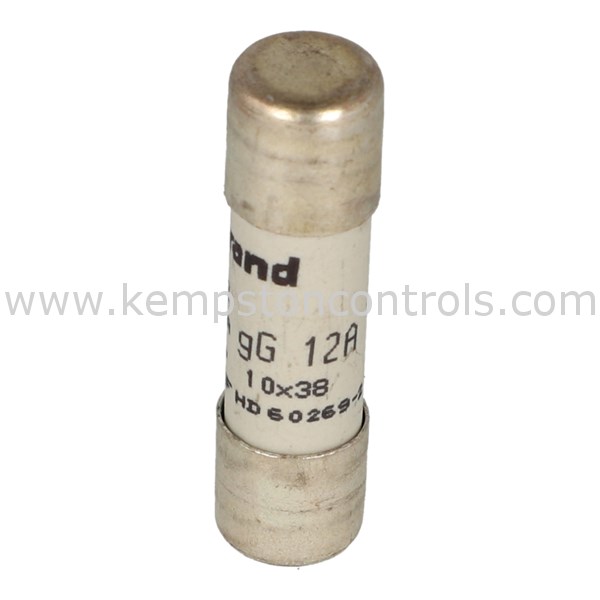 Legrand Power 013312 LEGRAND FUSE 12A TYPE GG 10.3X38MM | Kempston Controls