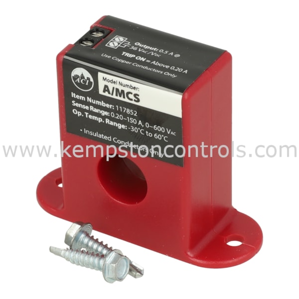 Other A/MCS ACI MINI ADJUSTABLE SPLIT CORE CURRENT SWITCH, N/O, 0-150A ...