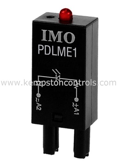 IMO PDLME1 RELAY SOCKET PLUG-IN MODULE 6-24 AC/DC, DIODE,LED,RESISTOR ...