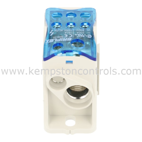 Erico 569030 ERICO 160A SINGLE POLE DISTRIBUTION BLOCK IP20 | Kempston ...