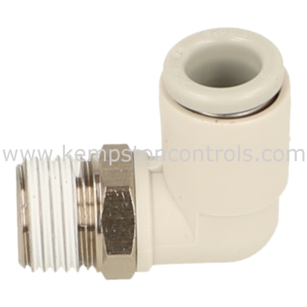 SMC KQ2L06-01NS SMC KQ2L, ONE-TOUCH FITTING WHITE COLOR - MALE ELBOW | Kempston Controls