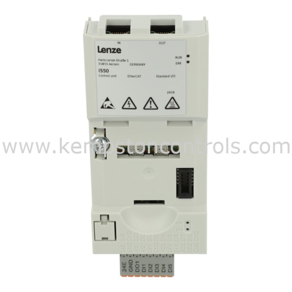 Lenze I5CA5T02000VA1000S LENZE I550 CONTROL UNIT, STANDARD I/O, 60HZ, WITH ETHERCAT | Kempston ...