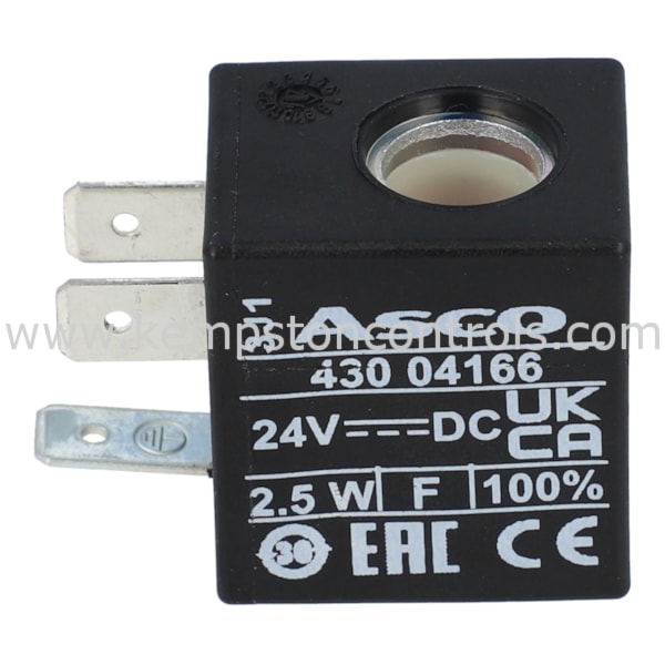 Emerson Asco 43004166 ASCO NUMATICS STANDARD COIL SIZE 22 2,5 W CLASS F ...