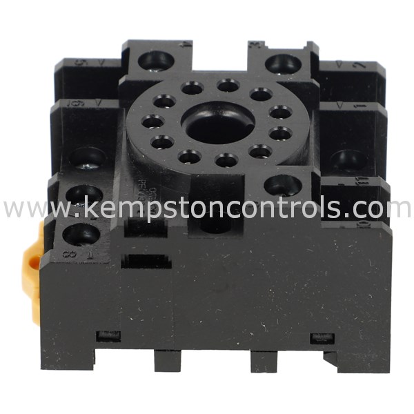 Omron PF113A-E OMRON SOCKET, DIN RAIL/SURFACE MOUNTING, 11 PIN, SCREW TERMINALS (STANDARD ...