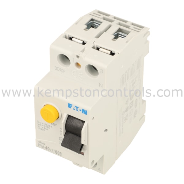 Eaton Moeller PFIM-40/2/003-MW MOELLER RCCB 40A 30MA 2P TYPE AC ...