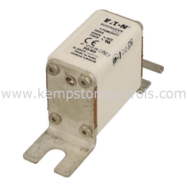 Bussmann 170M2621 BUSSMANN SQUARE BODY FUSE, 400A,, 660V 400A 00/80 ...