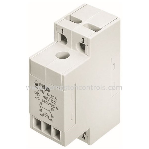 Relpol RG25 RELPOL INDUSTRIAL RELAY, 2 NO, 25A, 400V AC, HIGH ...